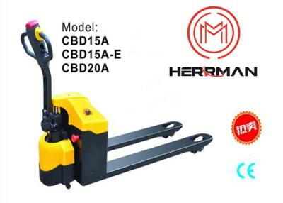 Cina Camion elettrico a pile dell'impilatore del pallet del litio di CQC 1500kg in vendita
