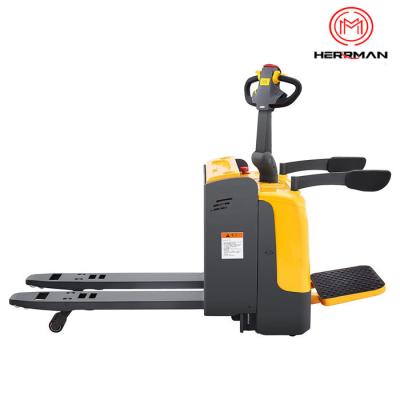 Cina 7.1km/H 2,5 Ton Walkie Rider Pallet Trucks con il sensore di velocità in vendita