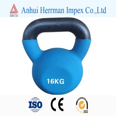 China Torne mais pesado o neopreno de formação da competição que mergulha o Gym Kettlebell do ferro à venda