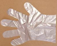 China PE HDPE embossing disposable gloves for sale