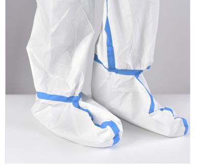 China Chemical Industrial Workers Clothing Taped Seam Microporous Coverall with 3 Piece Hood for sale