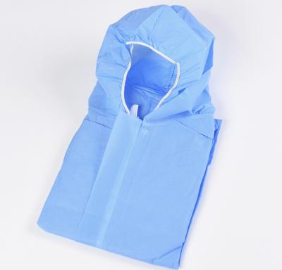 China Chemical Industrial Workers Clothing Taped Seam Microporous Coverall with 3 Piece Hood for sale