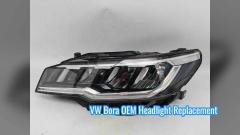 VW Bora 2018 2021 Left LED Headlight OEM Replacement