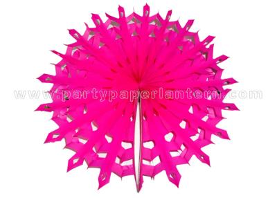 China Sneeuwvlok om het Hangen van Document Ventilators, Partijdecoratie Om het even welke Kleuren Te koop