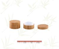 China 50ml Bamboo Cosmetic Jar Eco Friendly Durable Packaging Customizable for sale