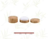 China 80ml Bamboo Cream Jar with UV Coating Custom Logo Eco Friendly Packaging for sale
