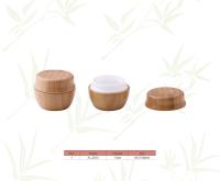 China 15ml Bamboo Cream Jar Custom Logo Eco Friendly Cosmetic Packaging for sale