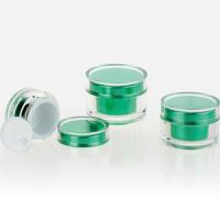 China ThickWall Dual Structure Plastic Cream Jar 50ml Custom Cosmetic Packaging for sale