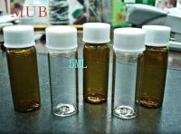 China 5ml Small Sample Glass Bottle for Essential Oil with Dropper Cap for sale