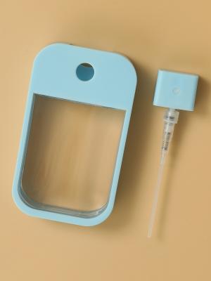 China Wholesale 45ml color card bottle color soft silicone plastic bottle pocket perfume Dispenser bottle spray bottle for sale