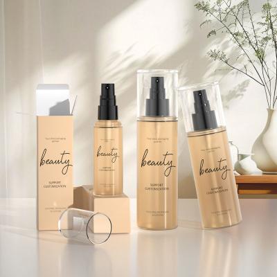 China 50ml 100ml 150ml 200ml refillable full cover plastic spray bottle cosmetic spray bottle customized high-grade essence spray bottle Hydration pump spray bottle plastic perfume bottle mist spray bottle for sale