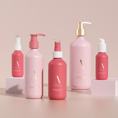 China 60ml 180ml 250ml 500ml PE Cosmetic Pump Bottles, Lotion & Fine Mist Spray for Shampoo Body Wash for sale