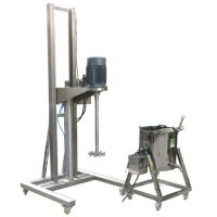 China Lipstick Pneumatically Dispersing Machine Lifting And Adjusting Speed Disperser Machine for sale