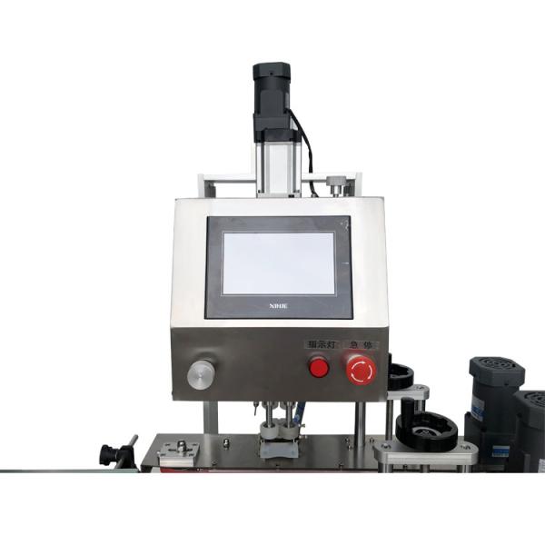 220V 50Hz Servo Automatic Capping Machine 0.3-0.8 Mpa Air Supply Stainless Steel