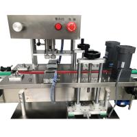 China Servo Automatic High-Speed Plastic Bottle Capping Machine 20-50 Pcs/Min, 3000×750×1450mm Stainless Steel for sale