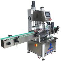 China Servo Automatic High-Speed Plastic Bottle Capping Machine 20-50 Pcs/Min, 3000×750×1450mm Stainless Steel for sale