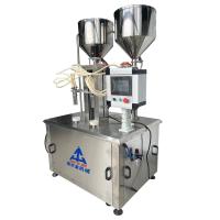 China Two-color screw lipgloss heating filling machine for sale