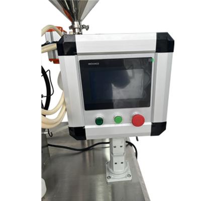 China Twee-kleurige schroefverwarmingsvulmachine voor lichaamslotion met grote capaciteit Te koop