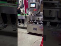 220V 50Hz Servo Automatic Capping Machine 0.3-0.8 Mpa Air Supply Stainless Steel