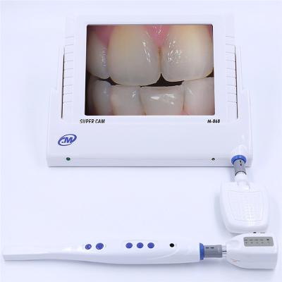 Cina Endoscopio mega dell'analizzatore dello specchio di bocca di Intra Oral Camera 8 del dentista con il monitor a 8 pollici in vendita