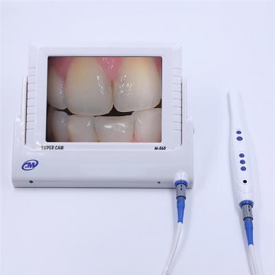 Cina Endoscopio mega dell'analizzatore dello specchio di bocca di Intra Oral Camera 8 del dentista con il monitor a 8 pollici in vendita