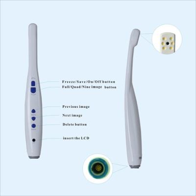 Cina Endoscopio mega dell'analizzatore dello specchio di bocca di Intra Oral Camera 8 del dentista con il monitor a 8 pollici in vendita