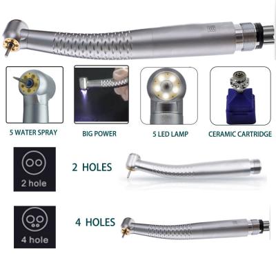 Cina Un pulsante Handpiece chirurgico dentario di 5 fori con il cuscinetto della ceramica in vendita