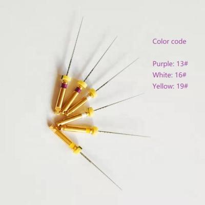 Cina Indicatore di posizione dentario dell'apice di Niti Endo Rotary Files Barbed Broaches del motore in vendita