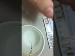 Arquivos rotativos dentarios de conduitos radiculares bordados de 28 mm de longitud