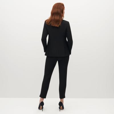 China Zwarte Formele Pantsuits voor Dames95% Polyester 5% Spandex Te koop