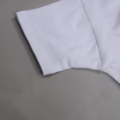 China 220gsm de T-shirts100% Organische Katoenen van de jonge geitjesdouane Regelmatige Geschikte Stijl met Logo Embroidery Te koop