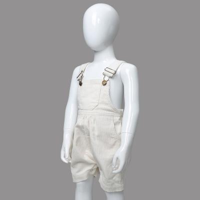 Cina Condimento quotidiano su misura 100% del bambino del cotone del velluto a coste della tuta del fermaglio di progettazione dei bambini senza maniche bianchi neutrali dei pagliaccetti in vendita