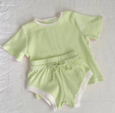 China Geribbelde van Katoenen T-stuk van de de Jonge geitjes Basisbel Douanet-shirts 6T het Unisex- Te koop