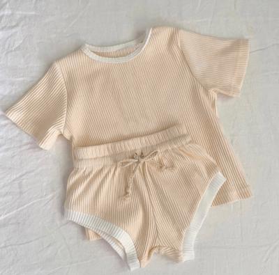 China Geribbelde van Katoenen T-stuk van de de Jonge geitjes Basisbel Douanet-shirts 6T het Unisex- Te koop
