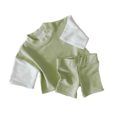 China Französische Unisexkinder Terry Custom Tee Shirtss 6T lassen Schulter-Druck fallen zu verkaufen