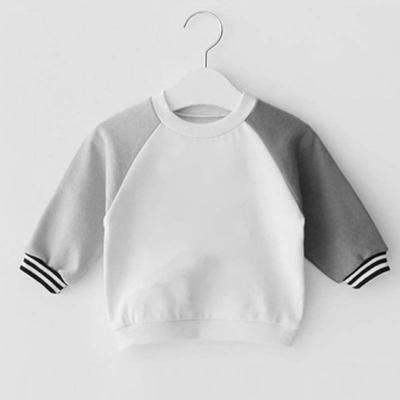Cina Maglietta felpata allineata vello 280gsm 16T del blocchetto di colore del bambino con il tessuto 100% del vello del cotone in vendita