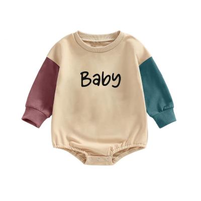 中国 フランスのテリー織の布地の印刷された新生のロンパースの男の子の女の子 販売のため