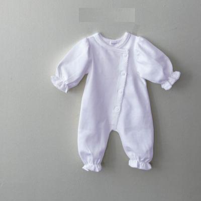 中国 男女兼用の偶然100%の綿の赤ん坊のジャージーの新生の短いロンパース 販売のため