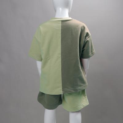 China Het Franse van de Tienerjongens van Terry Patchwork Clothes 260gsm de Kleurent-stuk en plaatste plotseling Te koop