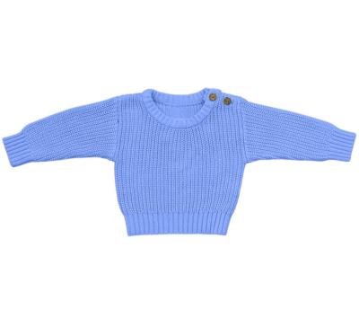 Cina Infant&Baby Chunky Knitwear Hand made Crew Neck Sweaters Pullover Knitted Long Pants Two Pieces Lounge Homewear Spring in vendita
