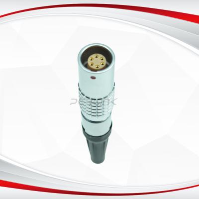 China metal aviation female, M24 electrical 3 pin Industrial waterproof power connector, metallic conduit fittings, Cable P for sale