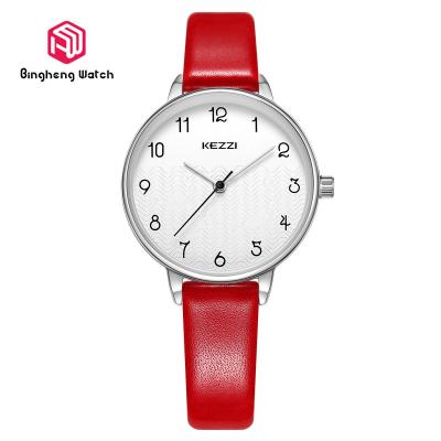 China Multi Color Female Quartz Wrist Watch Round Case Shape High Precision for sale