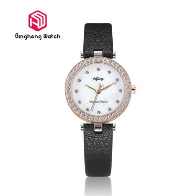 China Thin Dial Stainless Steel Ladies Watch Charming Style Japanese Quartz Movement for sale