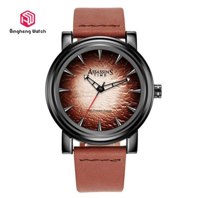 China Assassin' S Time Genuine Leather Strap Wrist Watches Creative Men Gift Dsign for sale