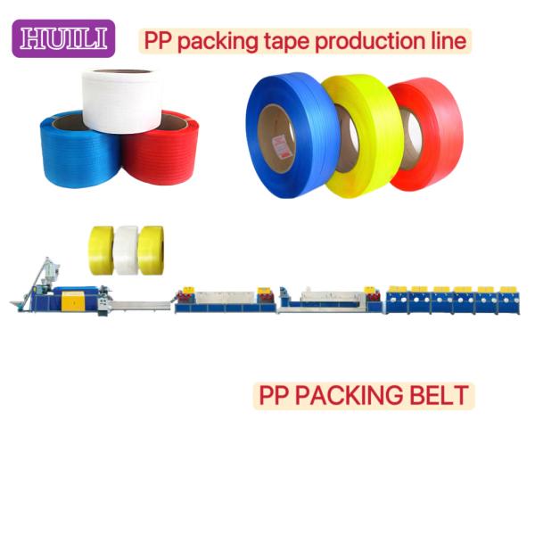 Quality Recycled Materials PP Strapping Belt Production Line Customized Screw 100-300m for sale