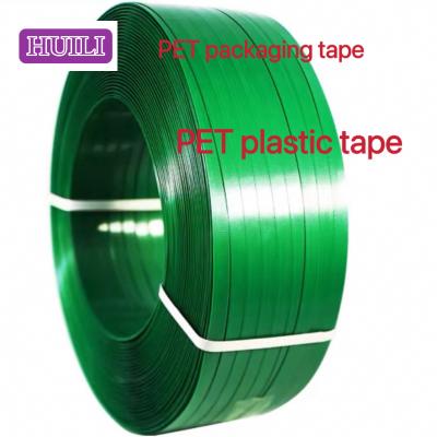 China Smooth Edges PET Plastic Steel Band Pallet Strapping Roll For Strapping Machine for sale