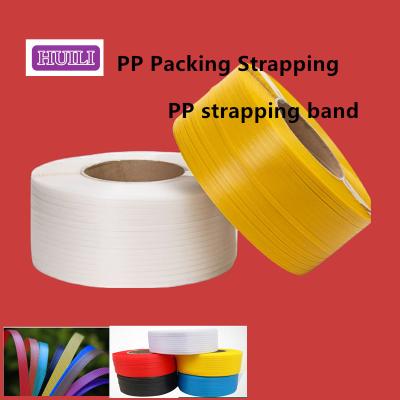 China 5-19mm PP Polypropylene band PP Strap Carton Packing Belt Plastic Strapping Roll for sale