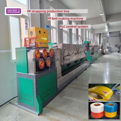 China 5-15mm Strap Width PP Belt Making Machine High Speed With Automatic Winding for sale