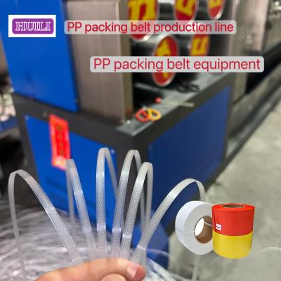 China Single Screw PP Strapping Production Line 100-600KG/H PP Strapping Making Equipment for sale