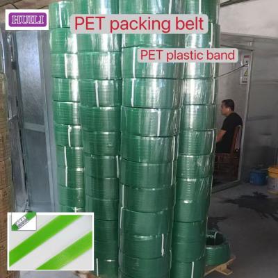 China PET plastic steel belt 9-25mm PET packaging belt UV-resistant safe and environmentally friendly for sale